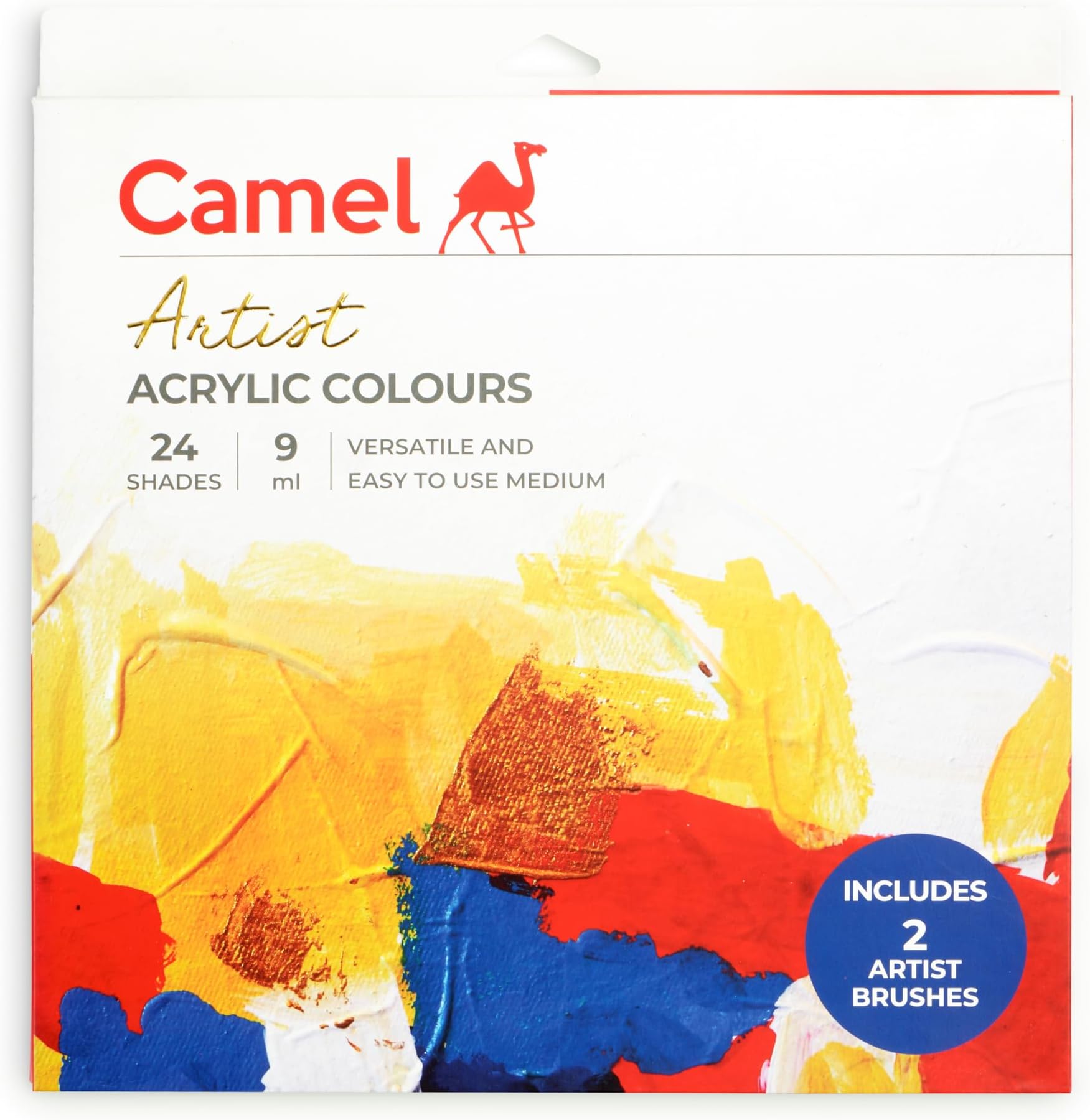 Camel Acrylic Color Box-20Ml Tubes,12 Shades,Multicolour : Amazon.in