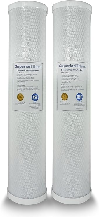 Amazon.com: Superior Filters 5 Micron CTO Carbon Water Filter - Whole ...