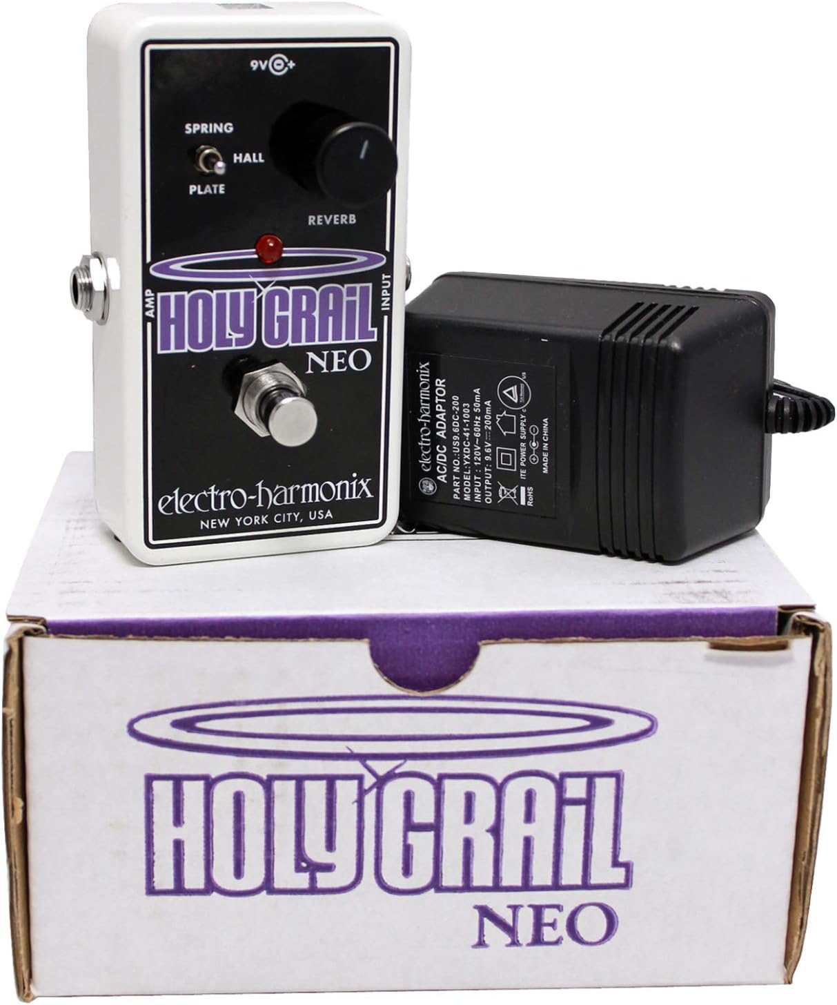 Electro-Harmonix Holy Grail Neo Reverb pedal : Amazon.co.uk: Musical ...