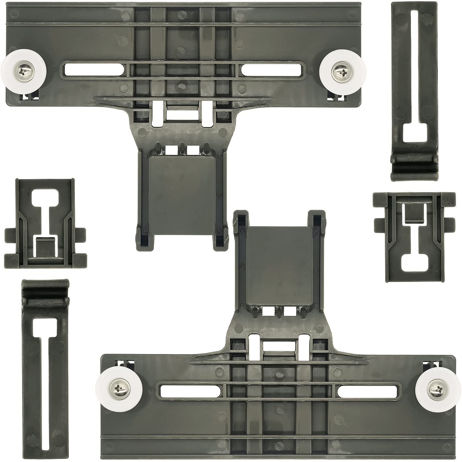 [UPGRADE STEEL SCREW] - Dishwasher Top Rack Adjuster W10350375(2pc ...