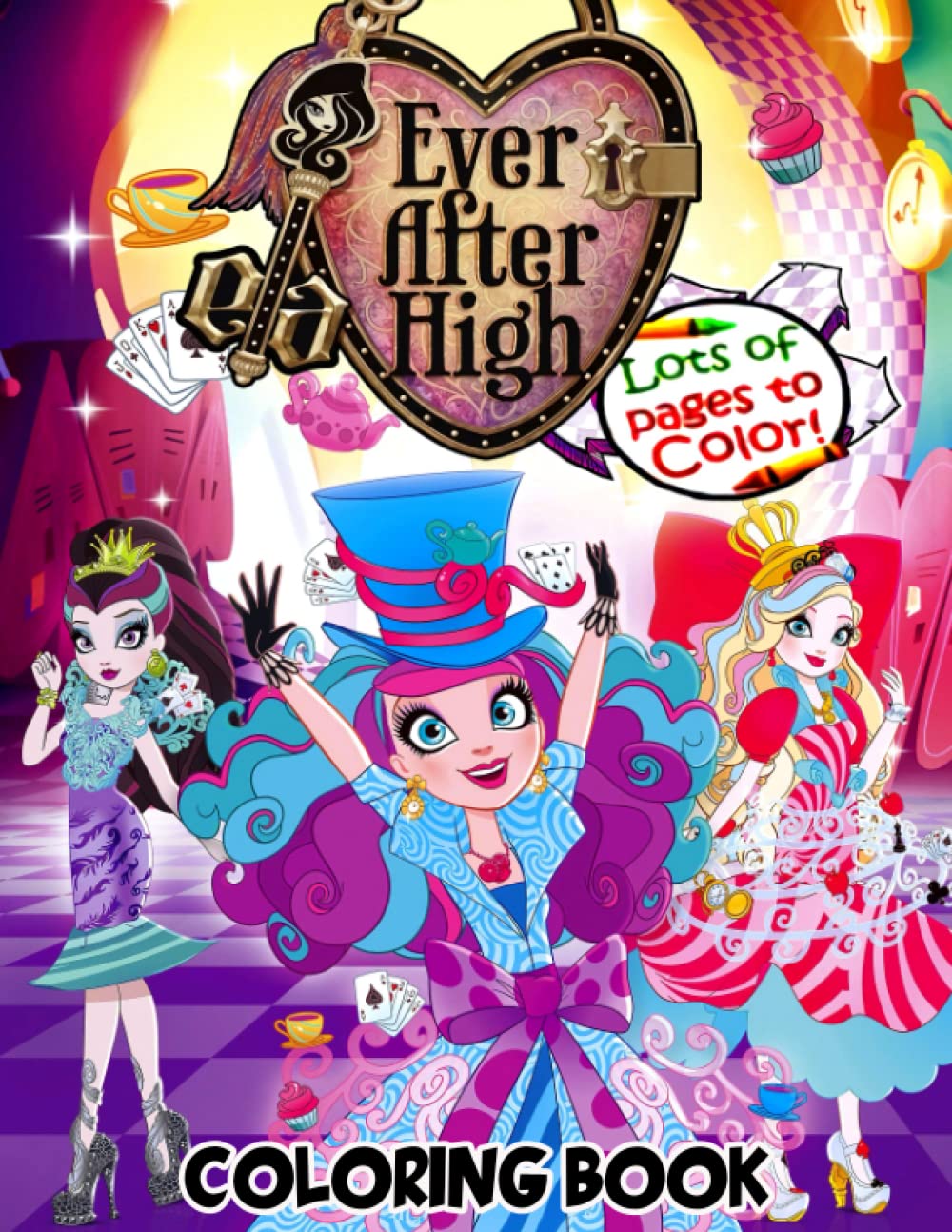 Ever After High Coloring Book 105 Great Coloring Pages For Kids ...