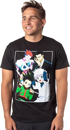 Amazon.com: Hunter X Hunter Mens' Character Box Design Anime Graphic ...