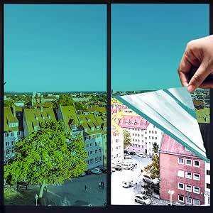 Amazon.com: One Way Window Film Privacy, Reflective Window Film Anti ...