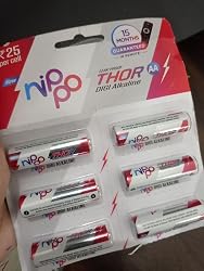 Nippo Thor Leakproof Alkaline AA Batteries 1.5V | Pack of 10 | Longer ...