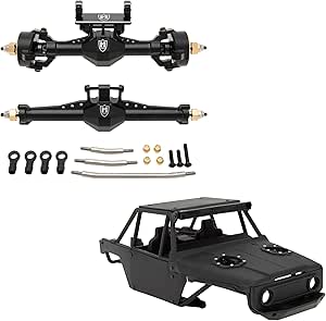 Amazon.com: MEUS TRX4M Isokinetic Axles Kit Black + MEX40 Ripper Body ...