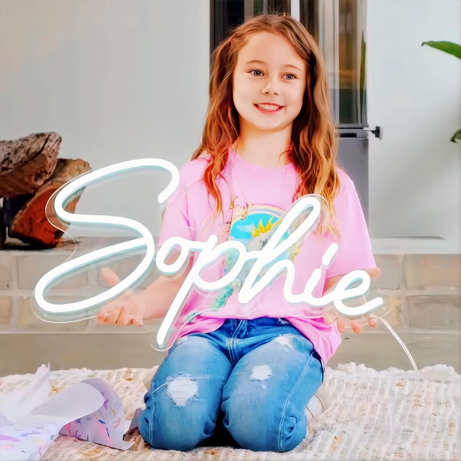 Custom Neon Signs, Personalised Dimmable Led Neon Lights Sign for Wall ...