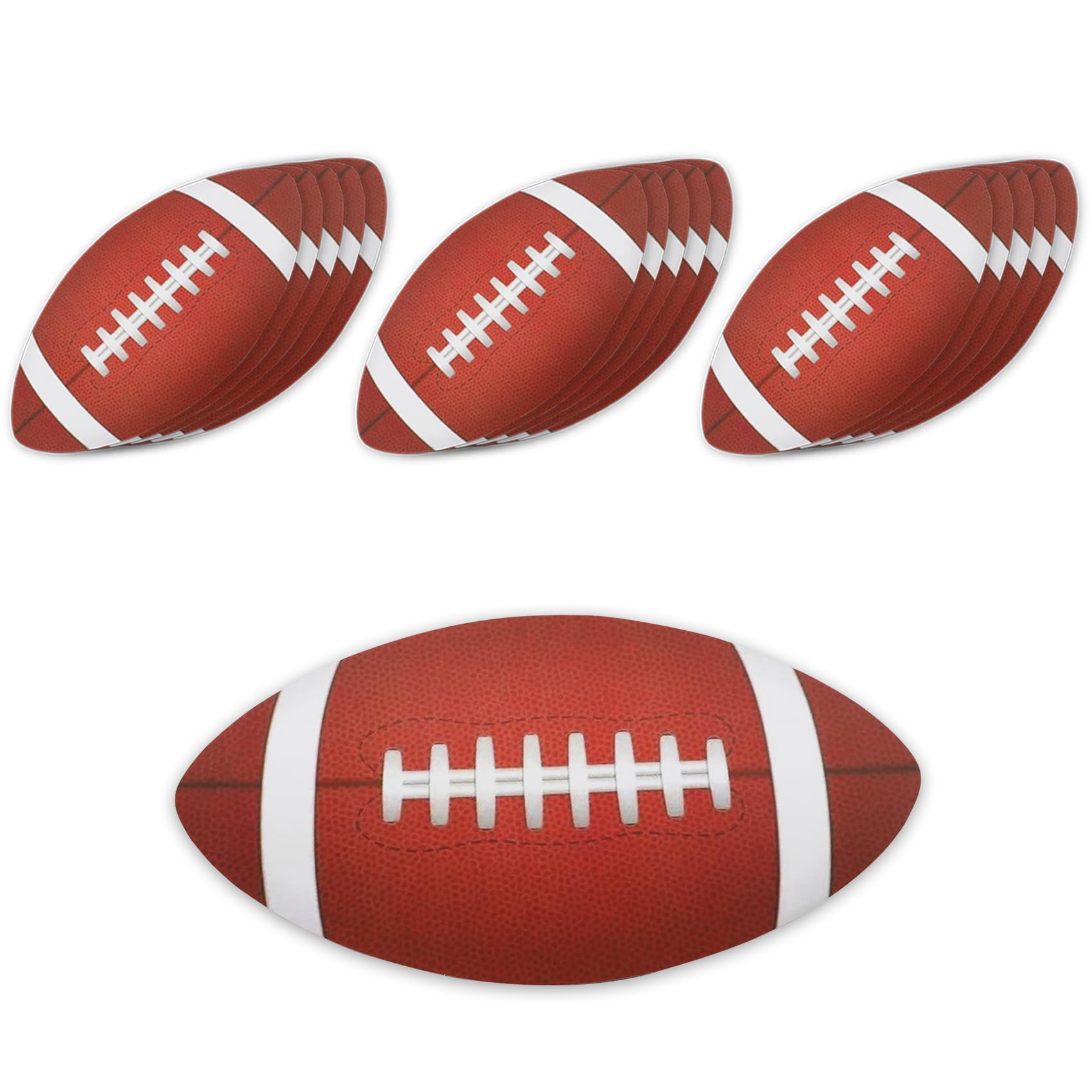 Amazon.com: Football Stickers for Poster Board, 15 PCS Football Cutouts ...