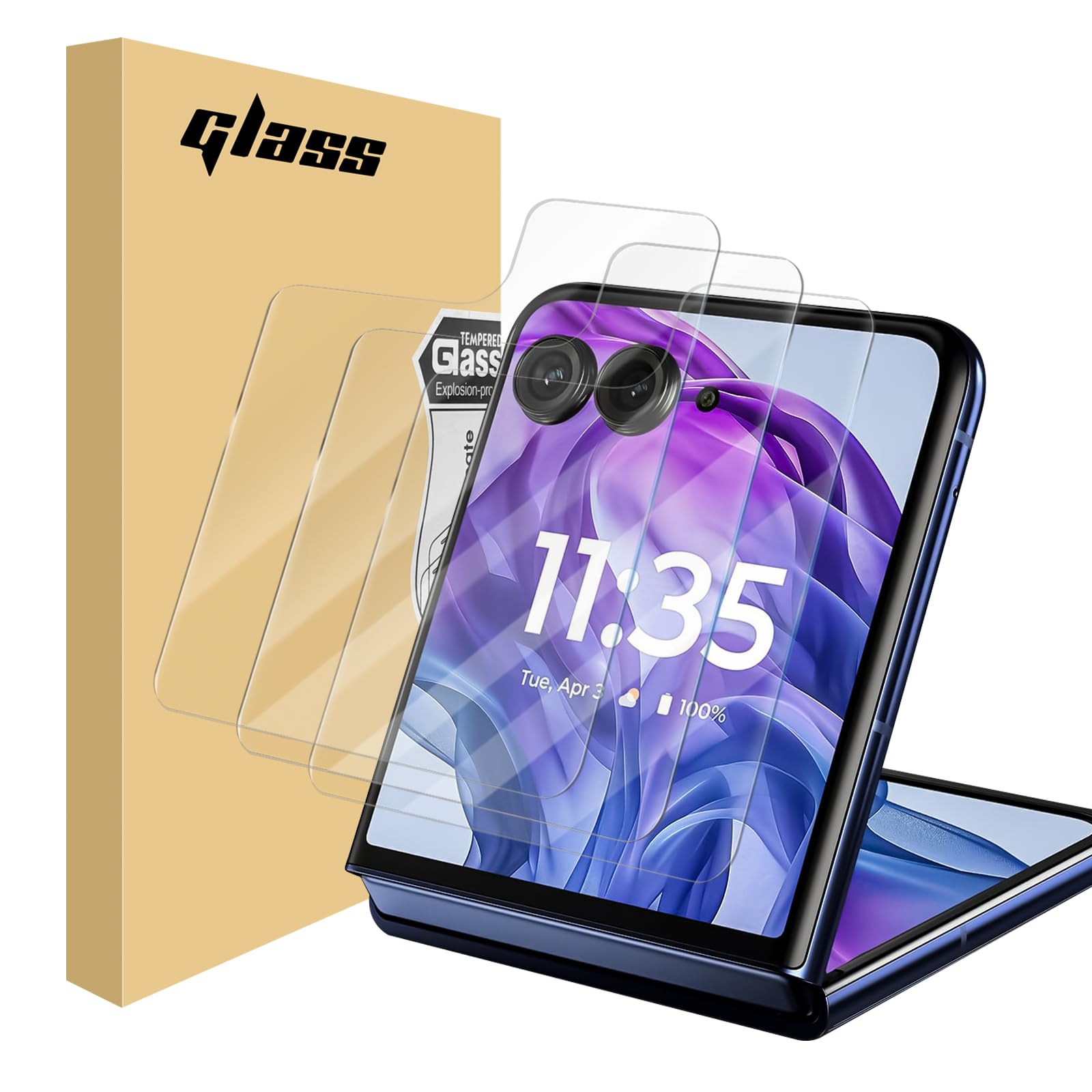 Amazon.com: NECARSIN 3 Pack Front Screen Protector for Motorola Plus ...