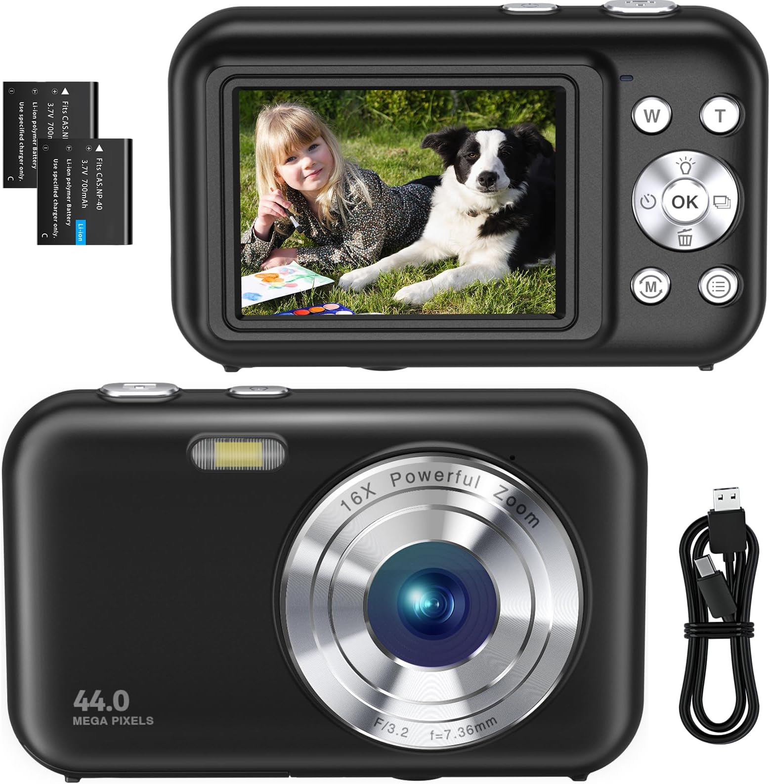 Macchina Fotografica Digitale Compatte Fotocamera - 48MP 1080P HD ...