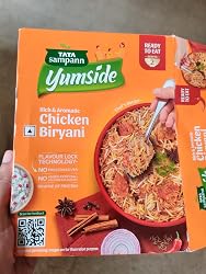 Tata Sampann Yumside Ready to Eat Chicken Biryani, 330g, Instant Food ...