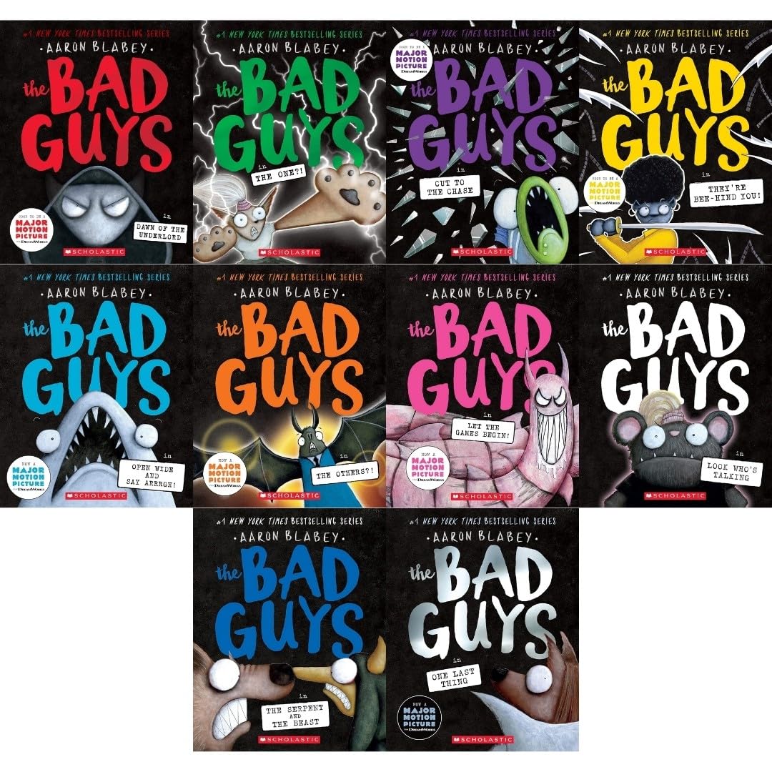 Bad Guys Series 10 Books Set (Book 11-20): Aaron Blabey: 9781546128267 ...