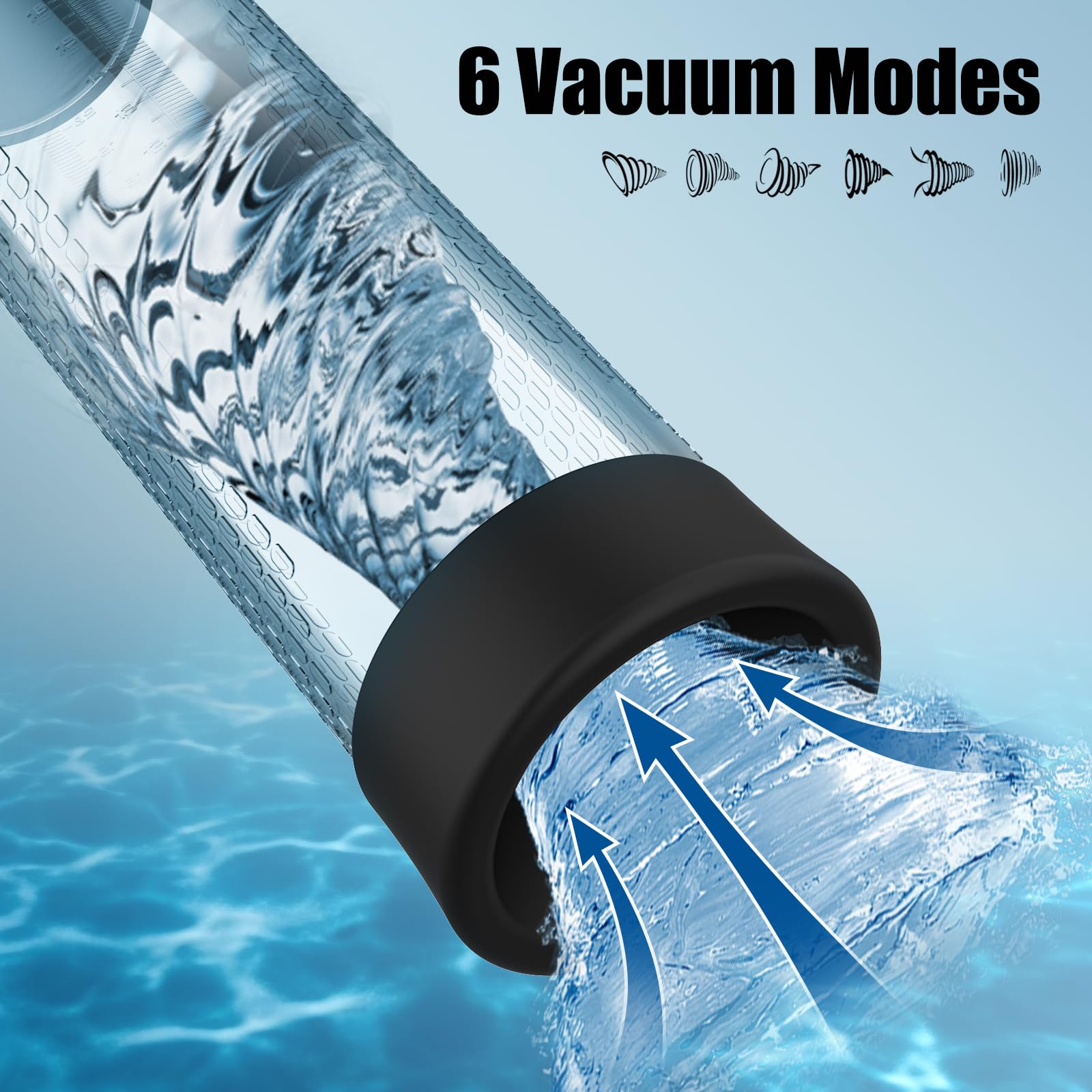 Snapklik.com : Electric Vacuum Vibrating Penis Pump - 6 Suction & 9 ...