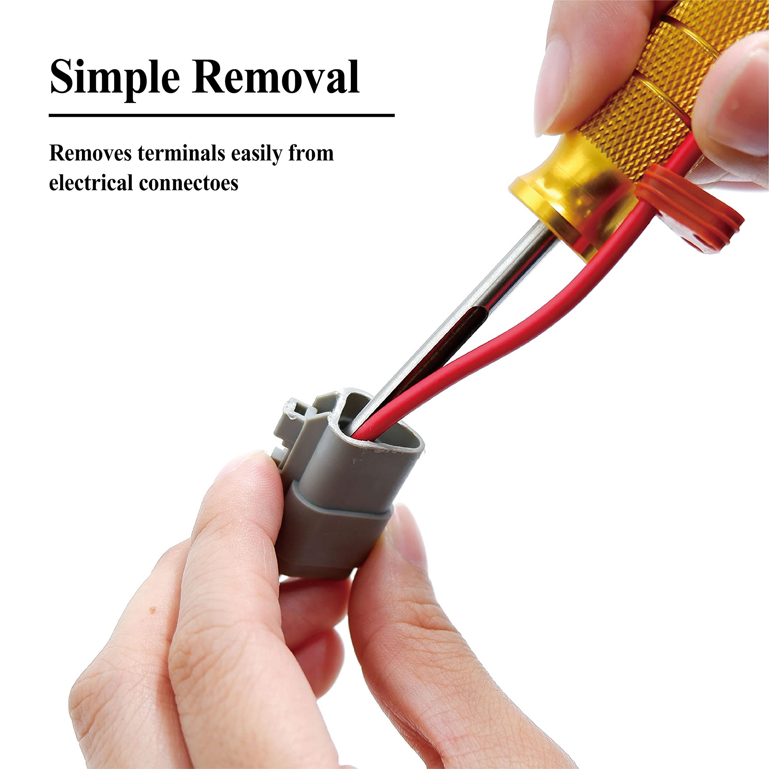 parts PTT 3 Pcs 14/16/20 AWG Deutsch Terminal Release Tool Terminal ...