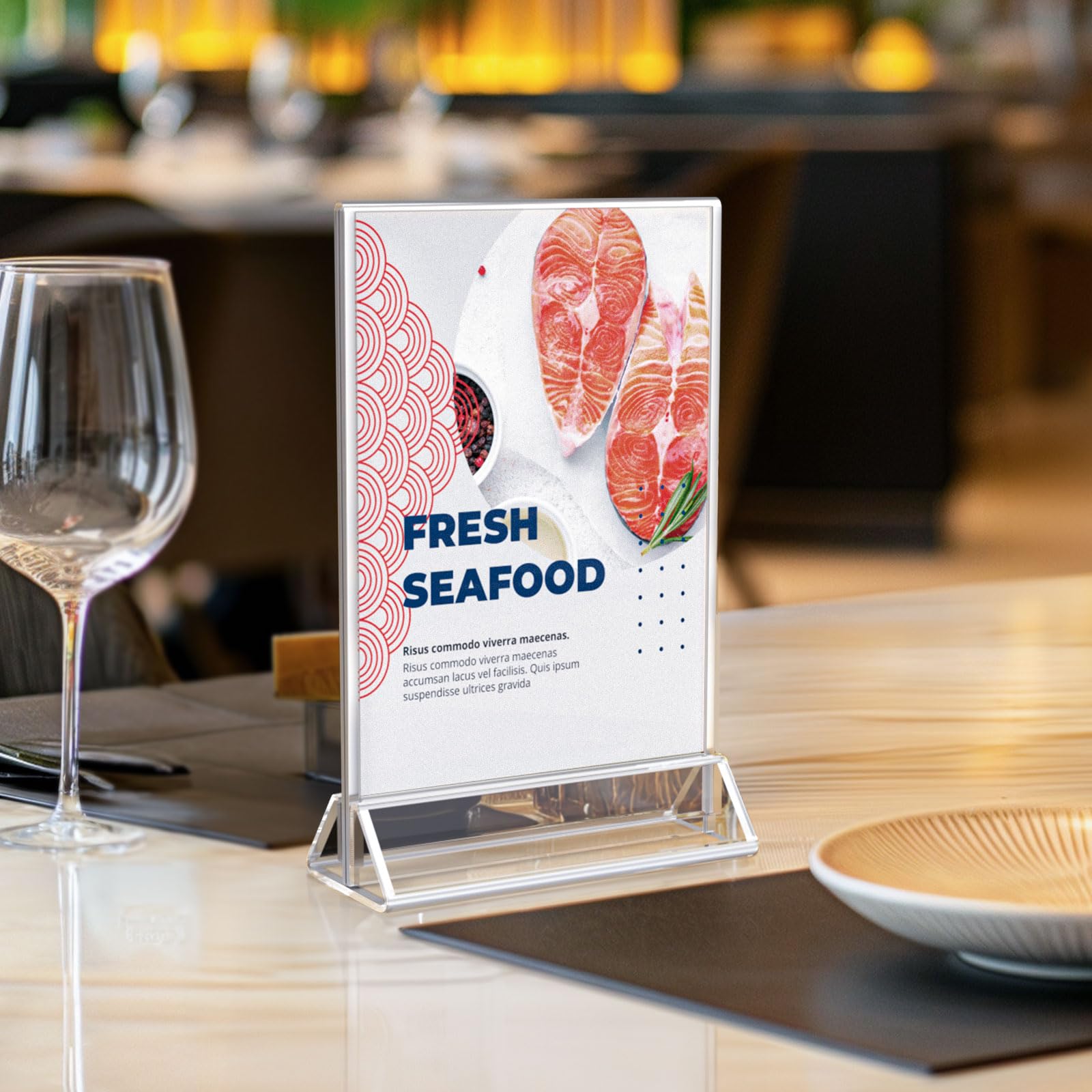 Snapklik.com : HIIMIEI Clear Acrylic Double Sided Frames 5x7 Wedding ...