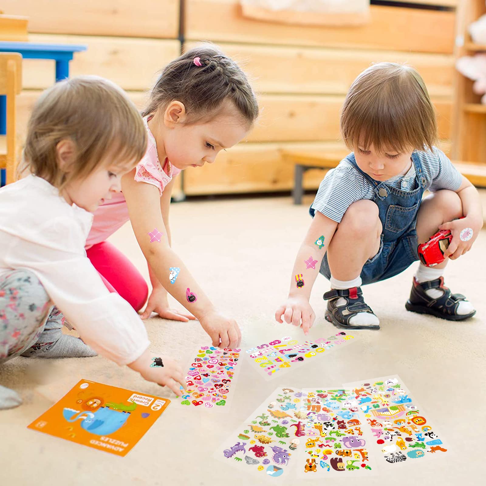 Snapklik.com : 3D Stickers For Kids & Toddlers 760 Puffy Stickers, Pack ...