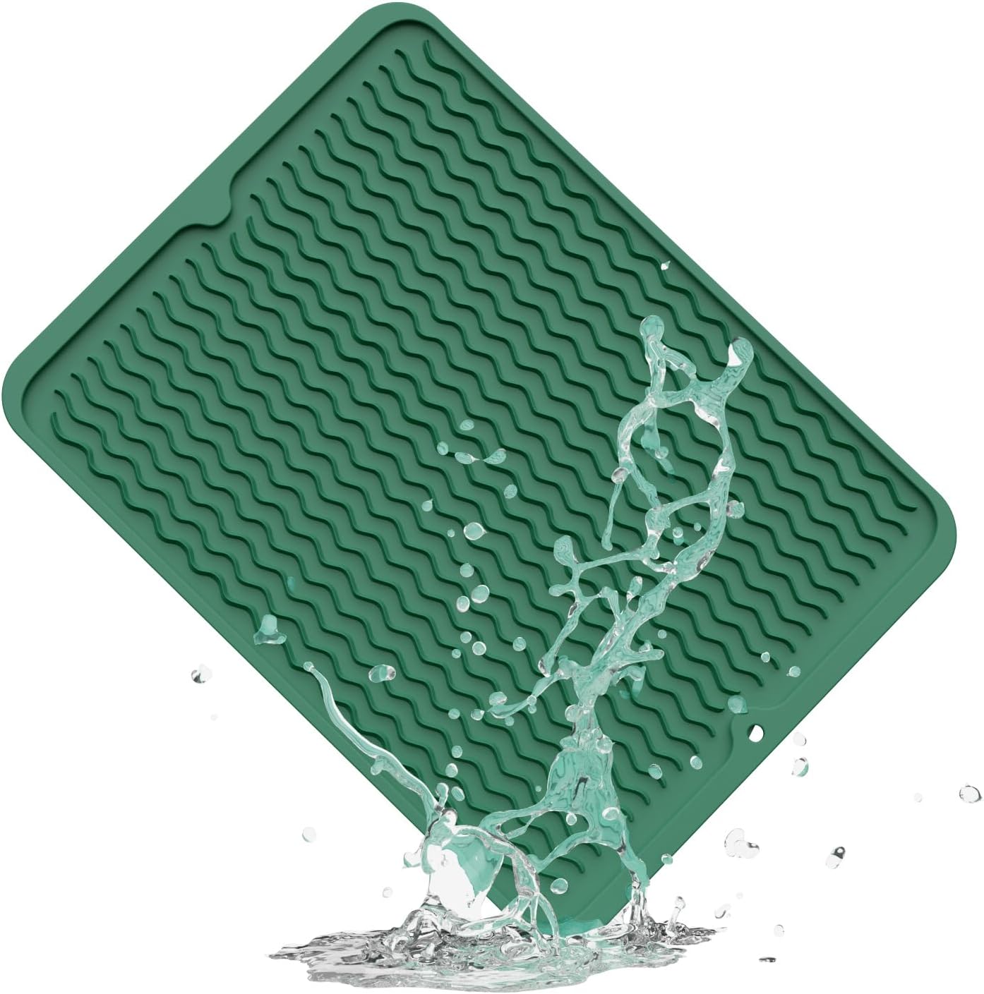 Amazon.com: ZLR Silicone Dish Drying Mat for Kitchen Counter, Eco ...