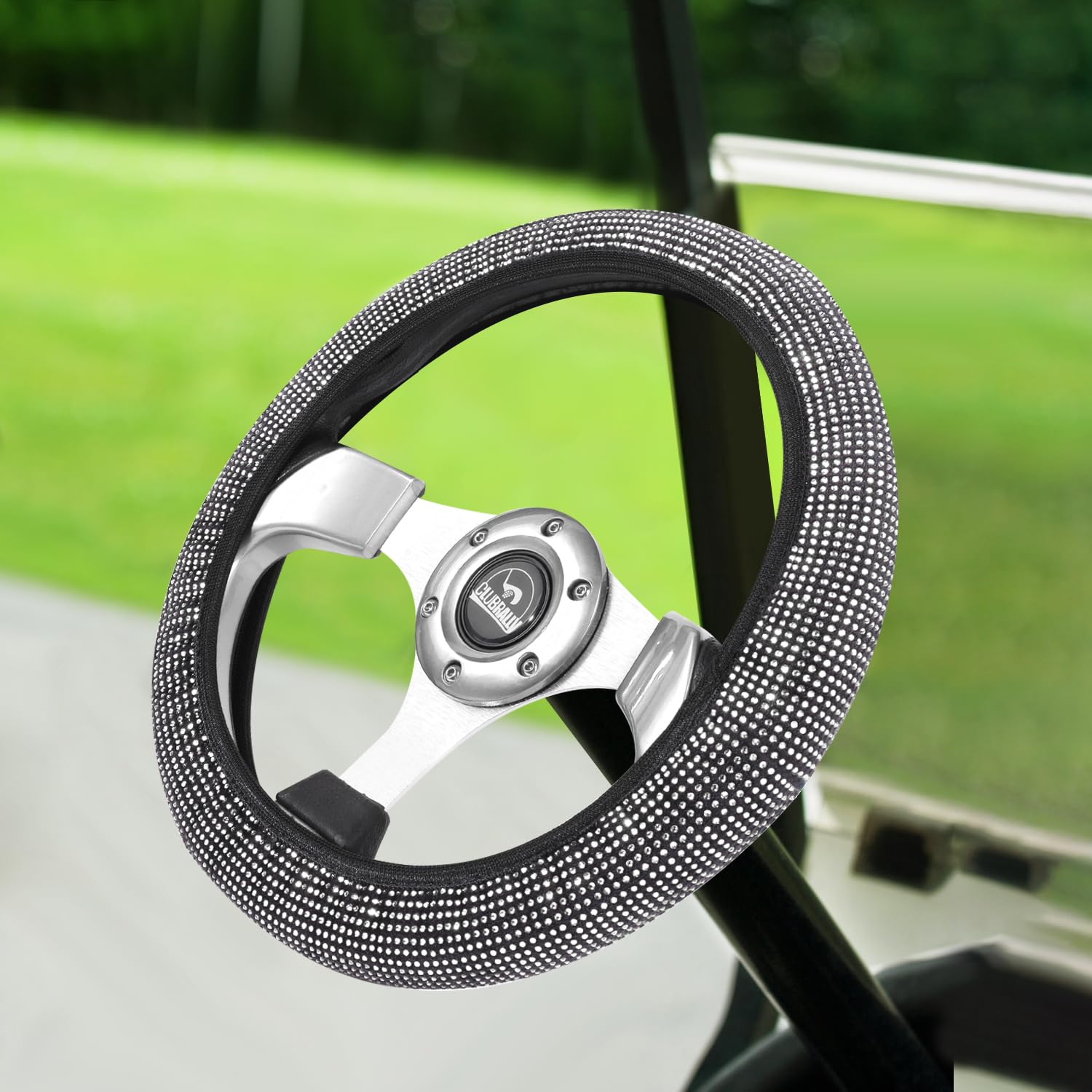 Snapklik.com : CLUBRALLY Universal Golf Cart Steering Wheel Cover, 15 ...