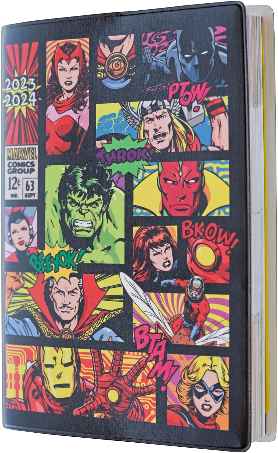 Grupo Erik Marvel Comics Diary 2023-2024 | 17 Months Academic Diary ...