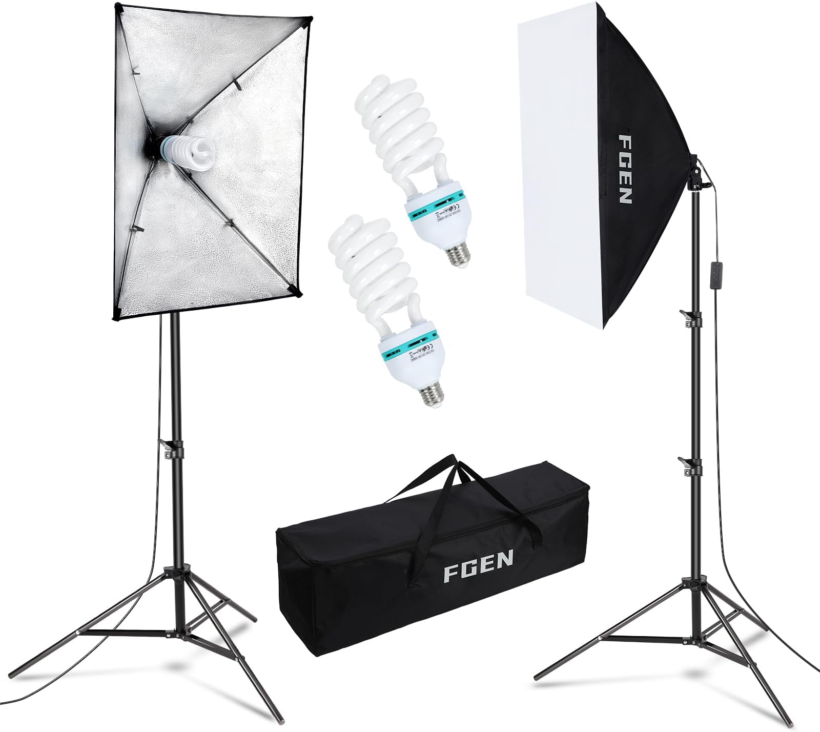 Neewer® 700W Professional Photography 24"x24"/60x60cm Softbox with E27 ...