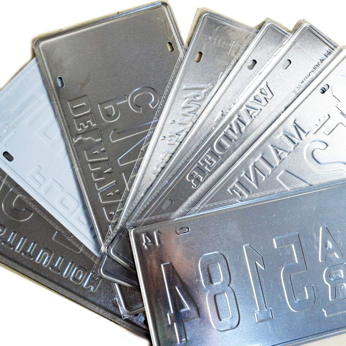 Exterior Accessories All 50 US States & Washington D.C 51 pcs License ...