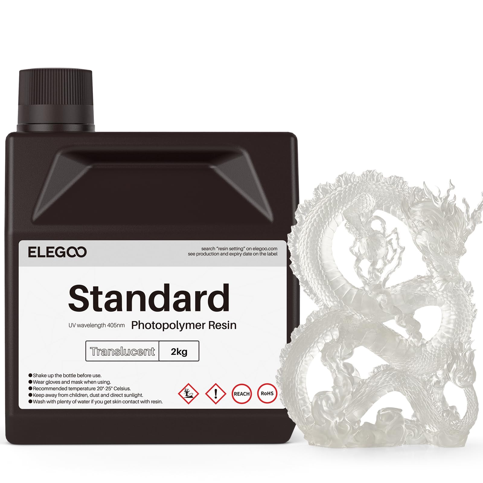 Snapklik.com : Standard LCD 3D Printer Resin, Fast UV-Curing 3D 405nm ...
