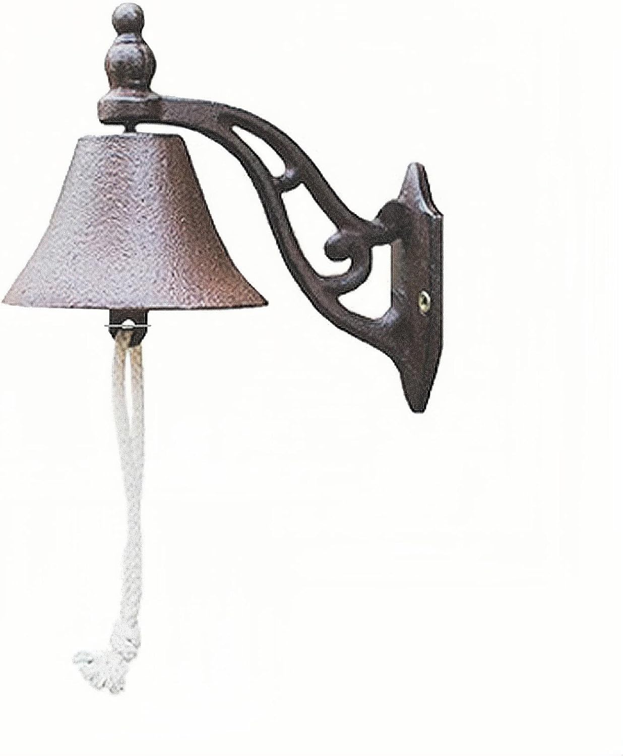 Amazon.com: Cast Iron Dinner Bell with Bracket for Inside or Outdoor ...