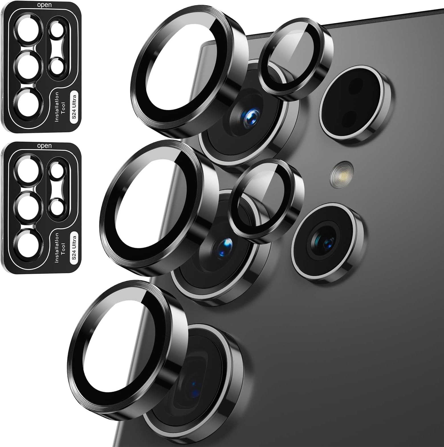 Amazon.com: WSKEN for Samsung Galaxy S24 Ultra Camera Lens Protector ...