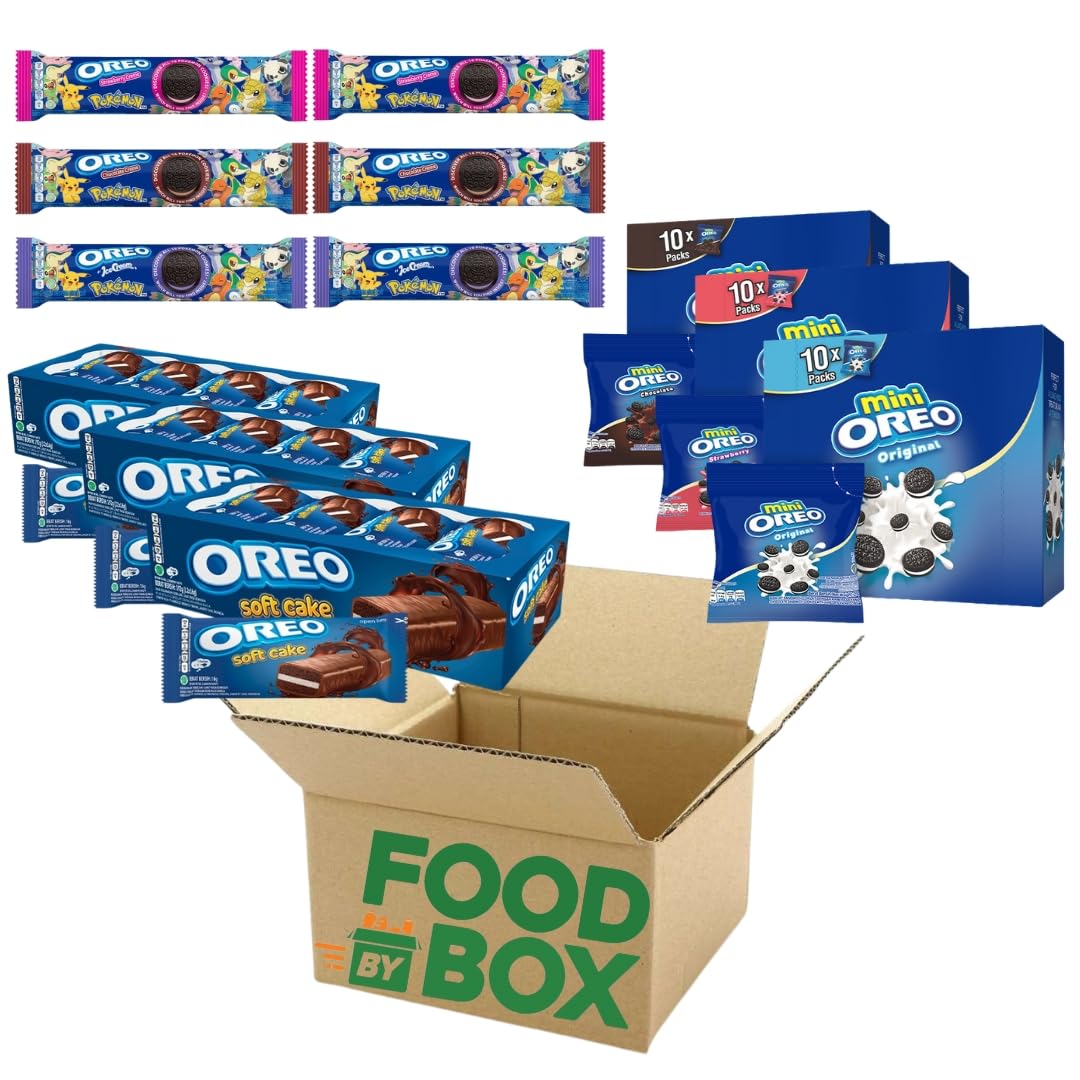 FOOD BY BOX Oreo Premium Mixed Pack: 12 Boxes of Classic & Limited ...