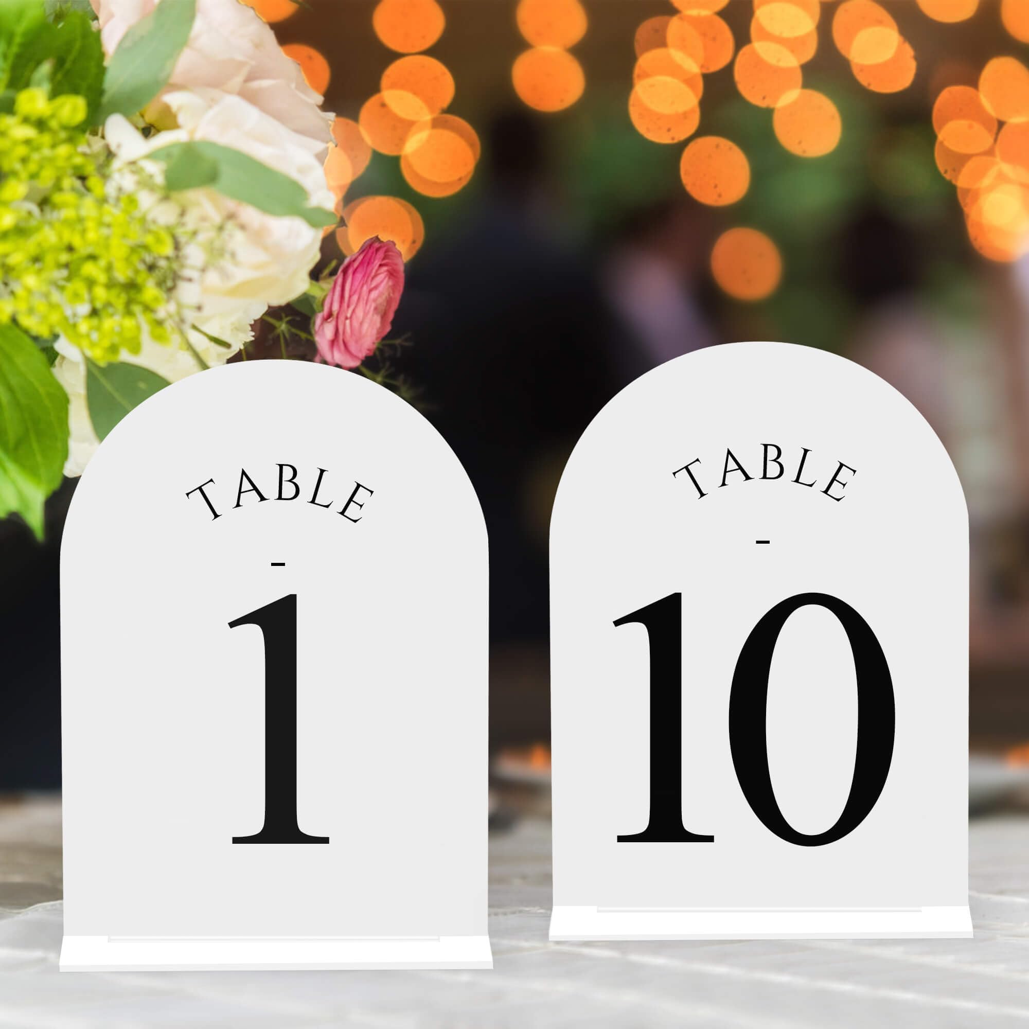 Table Numbers 1 10 Printable