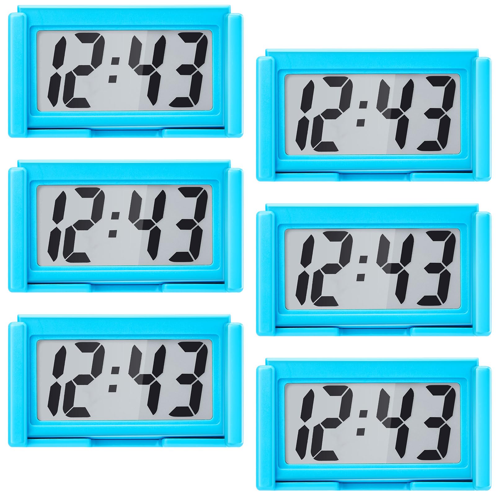 Snapklik.com : Frienda 6 Pieces Mini Digital Clock Small Digital Clock ...