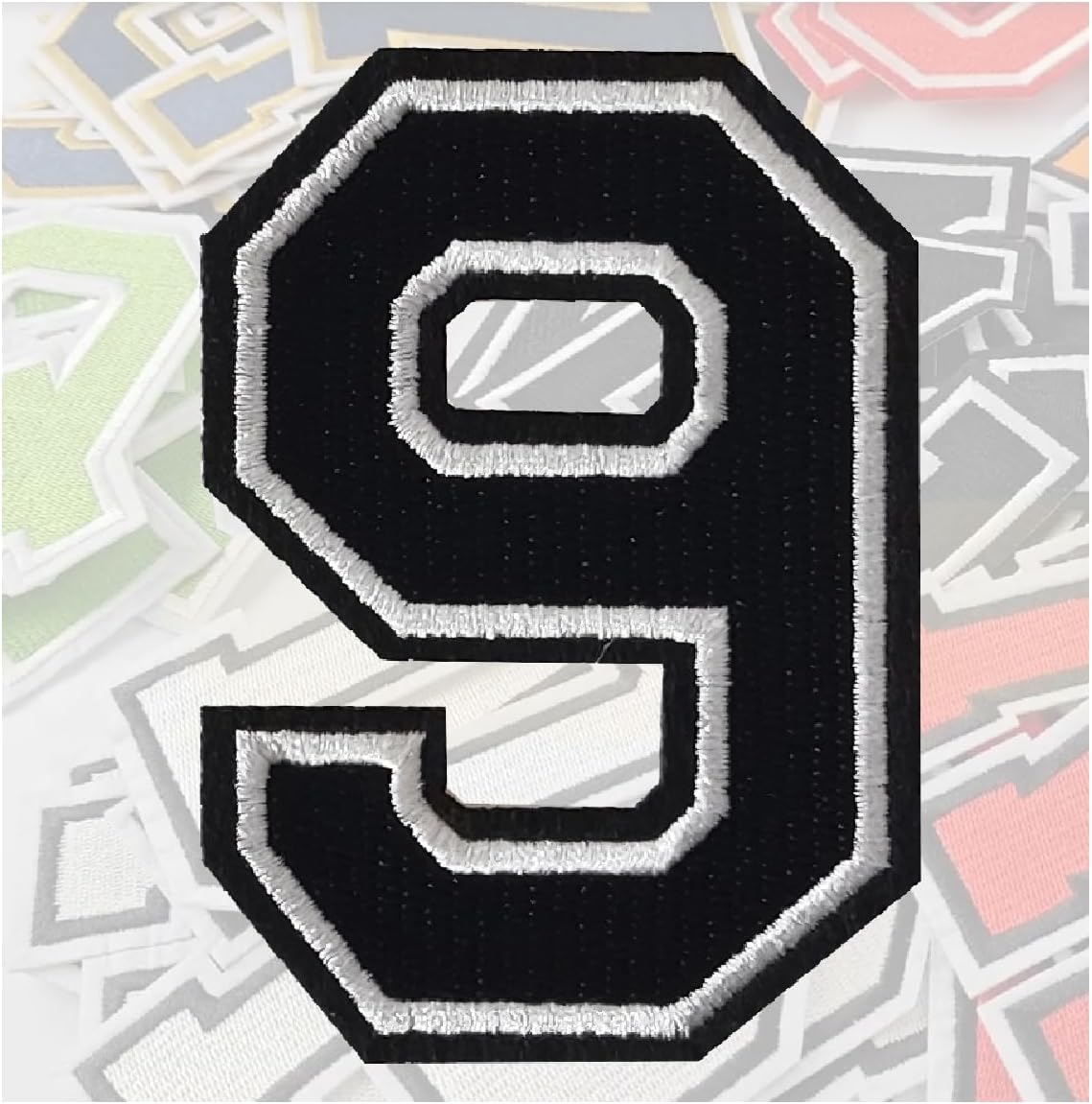 Amazon.com: AXEN 3.1inch Iron On Numbers Patches, Embroidered Numbers ...