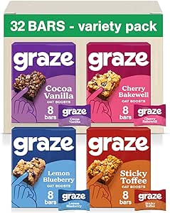 Graze - Sweet Snacks Bundle of Oat Boost Bars - Made With Whole Oats ...