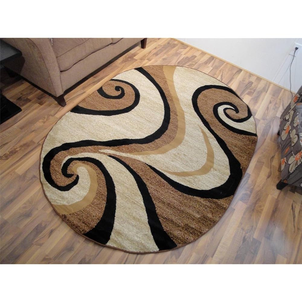 $17/mo - Finance Persian-Rugs – 0327 Contemporary Swirl Design ...