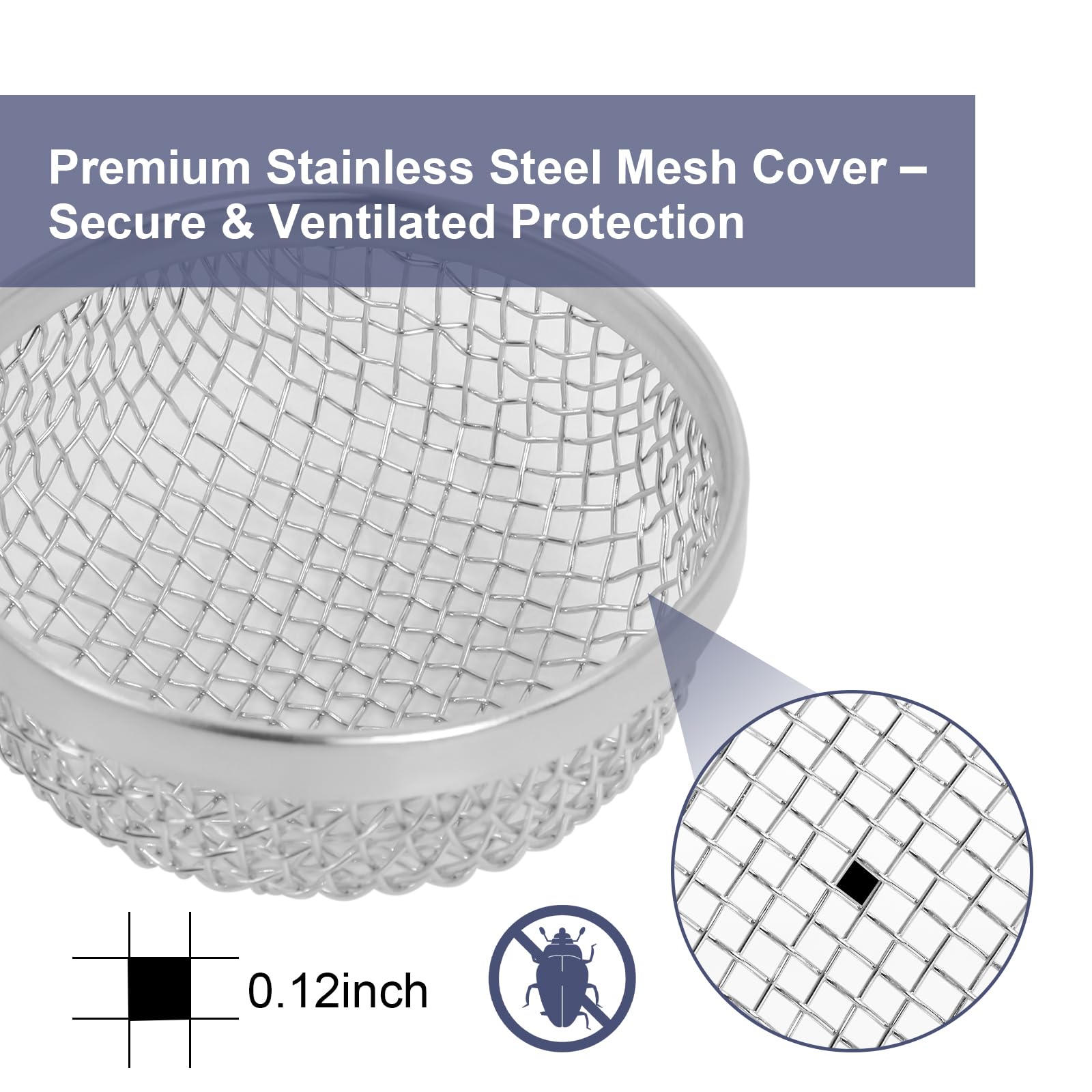 Snapklik.com : Wadoy Flying Insect Screen, RV Furnace Screen Vent Cover ...