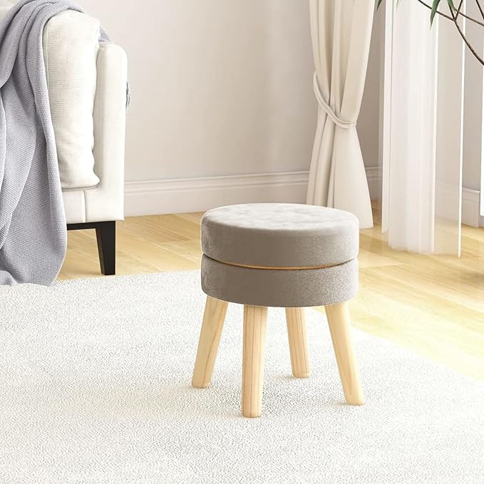 ZEYUAN Round Stool, Seat Stool, Foot Stool, Sofa Stool, Foot Stool ...