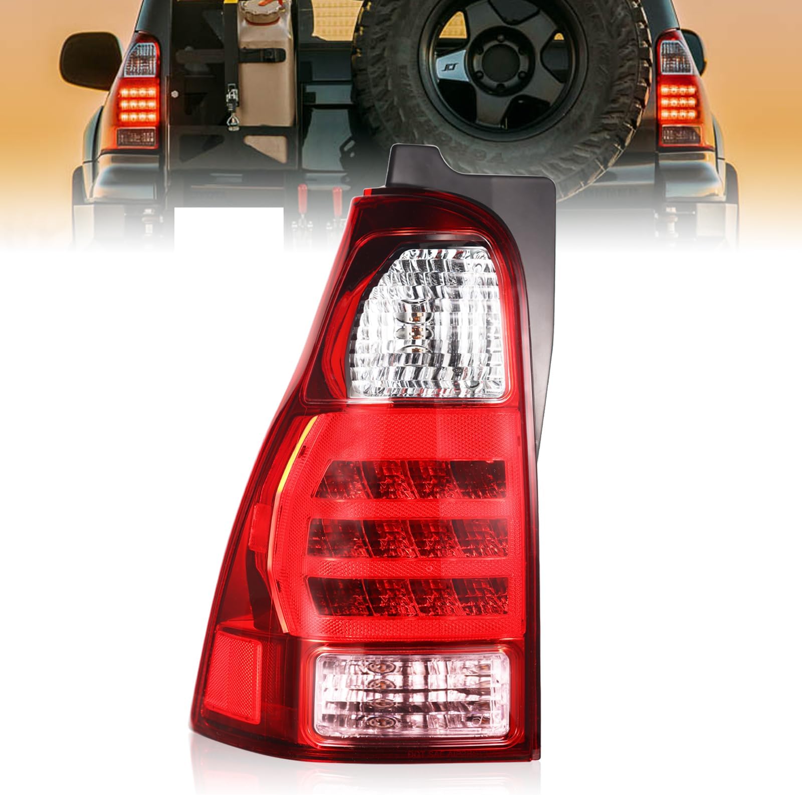 Amazon.com: Misakomo Brake Taillights, Compatible with 2006-09 4Runner ...