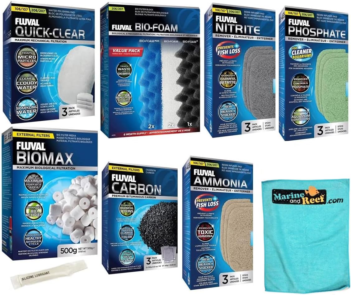 Amazon.com : Inland Seas Fluval 206/207 Canister Filter Semi Annual ...