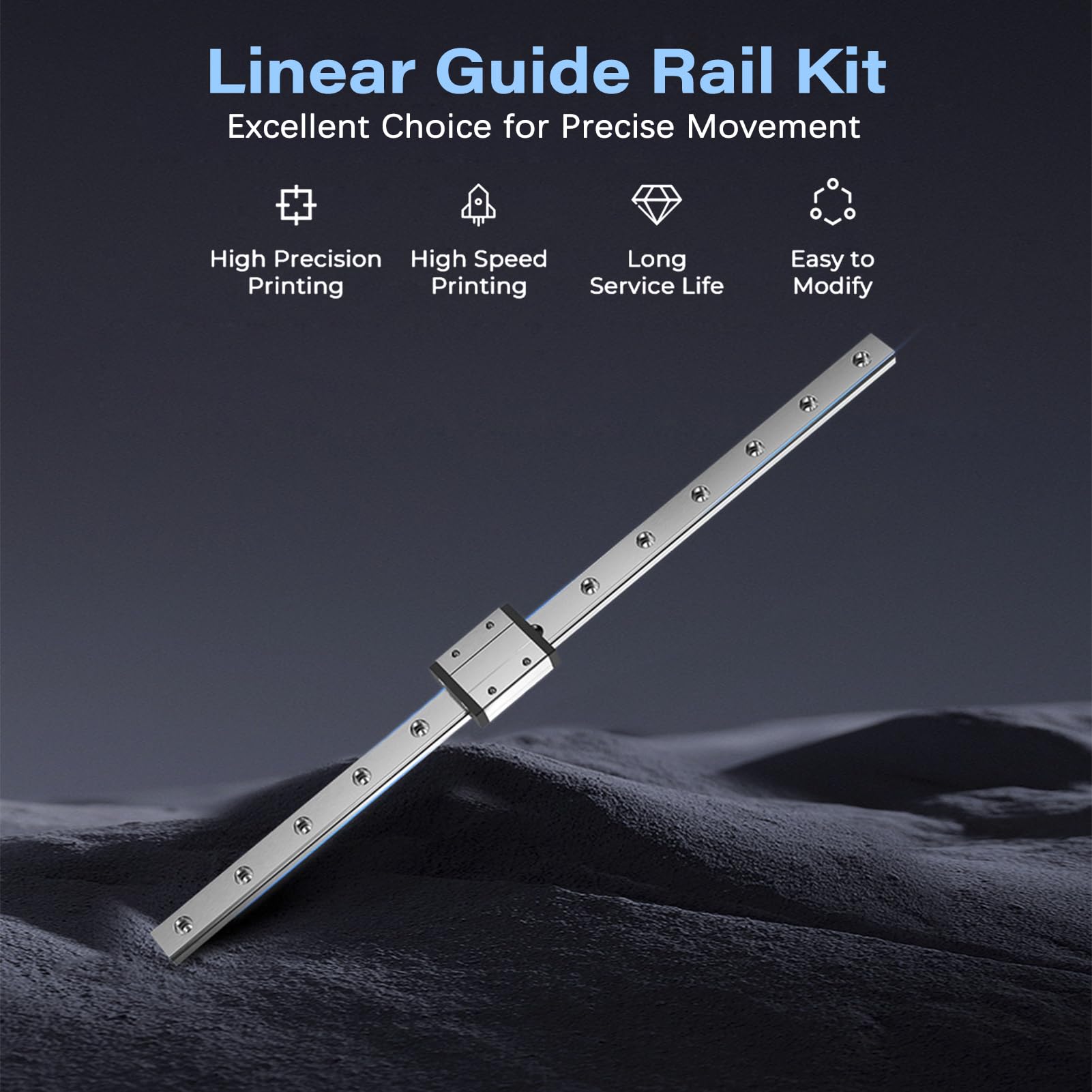 Snapklik.com : ENOMAKER Ender 3 V2 X Axis Linear Rail Guide For Sprite ...