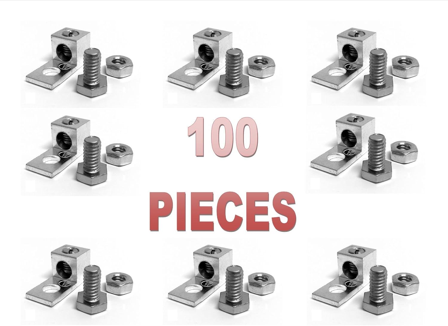 Amazon.com: 100 Pieces P10 Single Aluminum Ground Lug Block Direct TV ...