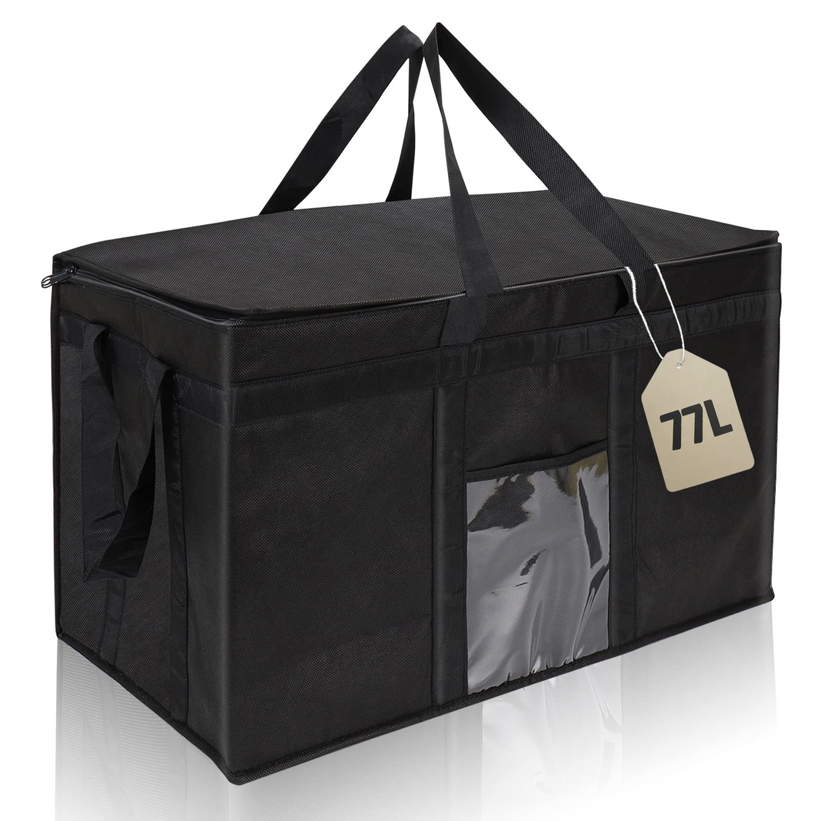 Snapklik.com : 2 Pack Large Insulated Cooler Bags, Reusable Food Warmer ...