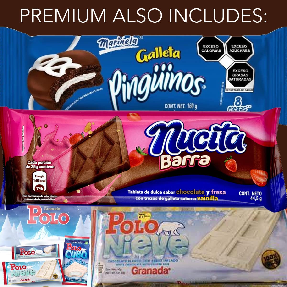 Charloo Caramelos de chocolate internacional premium + regalo sorpresa ...