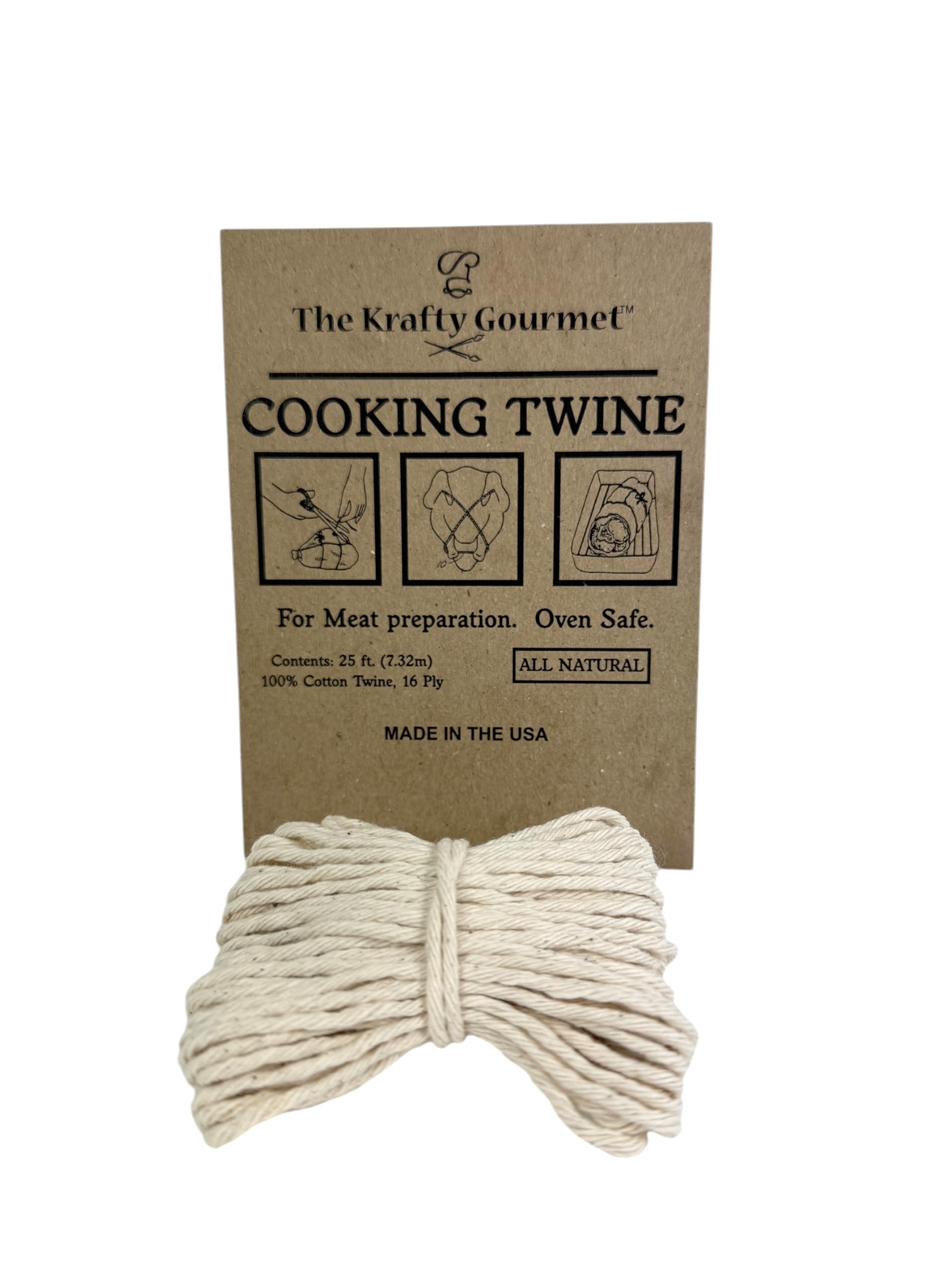 Snapklik.com : Krafty Gourmet Butchers Cooking Twine, Made Of 100% ...
