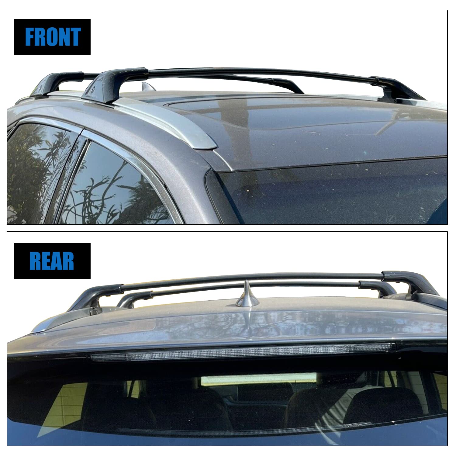 Roof Rail Crossbar Rack Cargo Bars Compatible with 2016-2022 Lexus ...