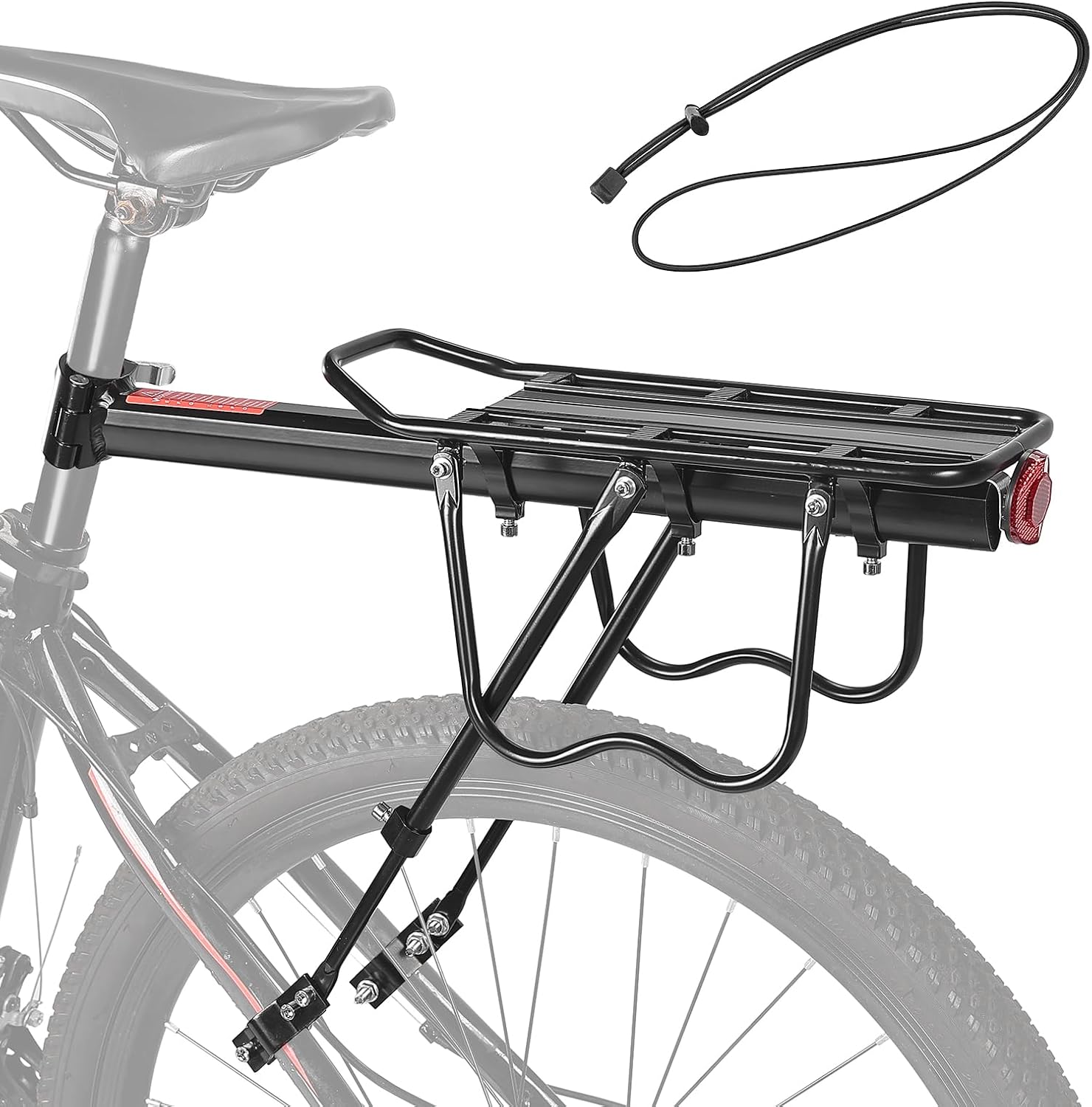 Amazon.com : KEMIMOTO Rear Bike Rack for Bicycle - 220 lbs Capacity ...