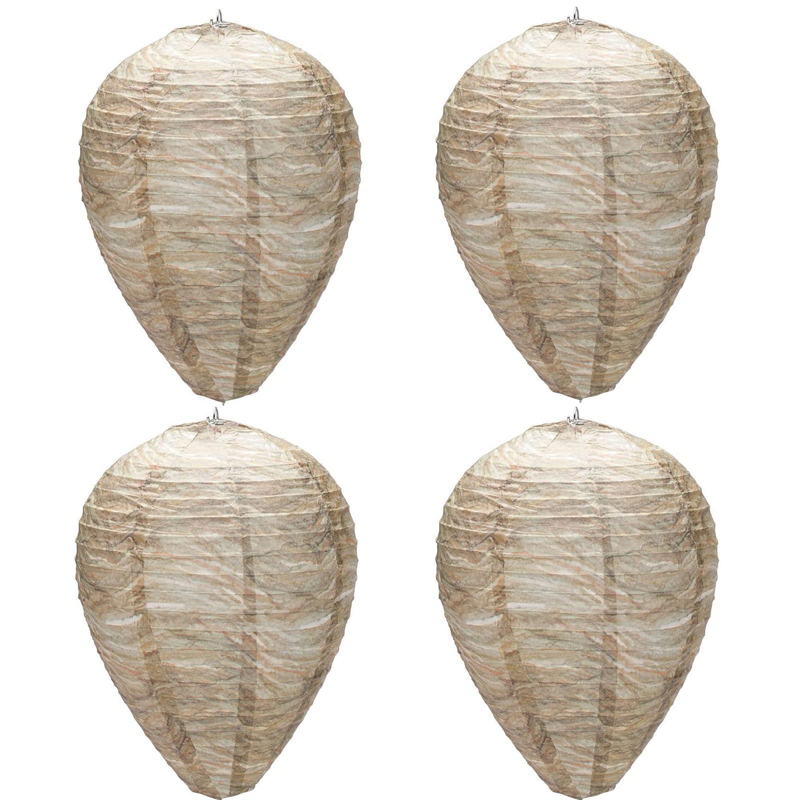 Amazon.com: 4 Pack Fake Wasp Nest, Hanging Fake Wasp Nests for Hornets ...