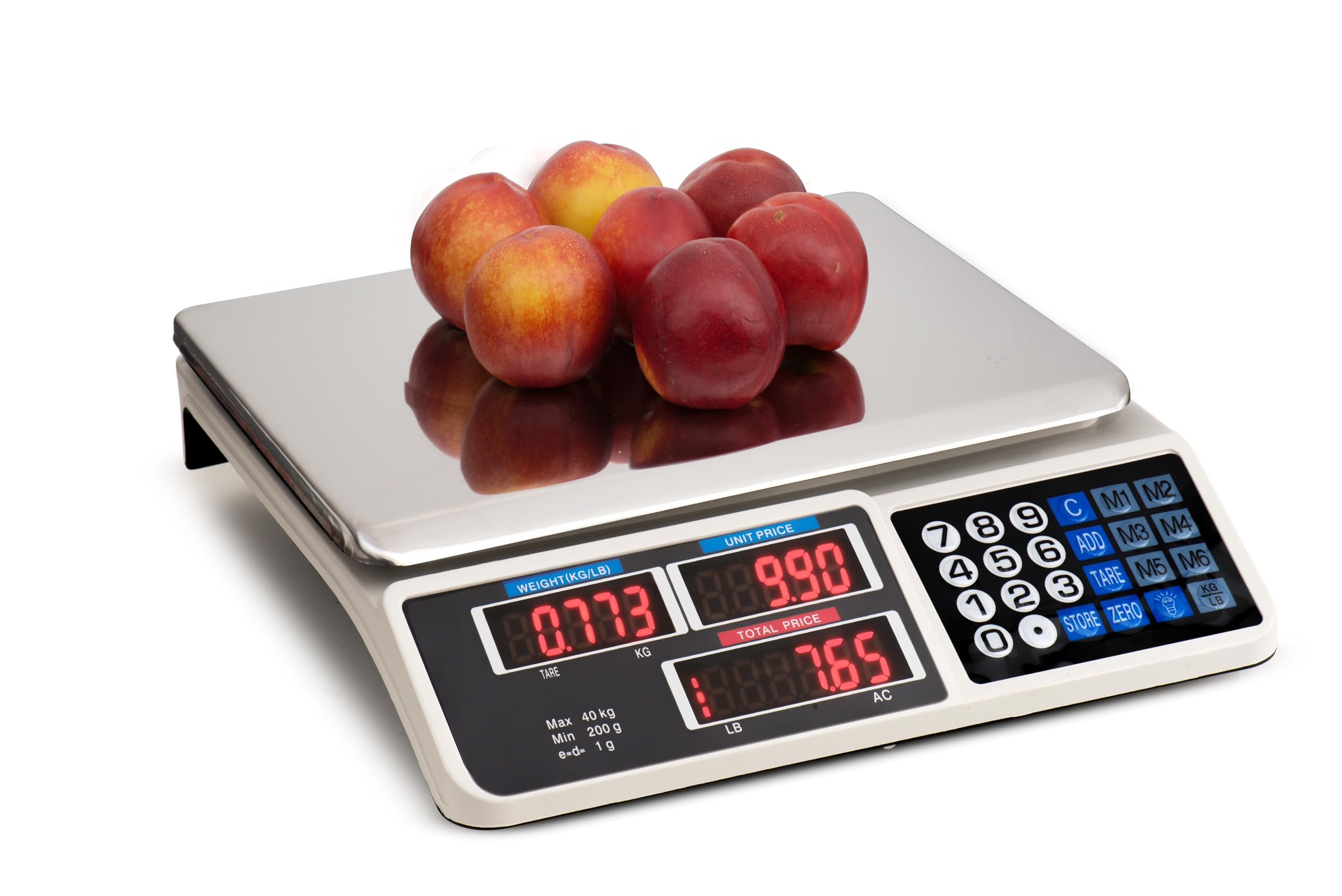 Kitchen Digital Electronic Scale 40KG 1g Accuracy Commercial Shop ...