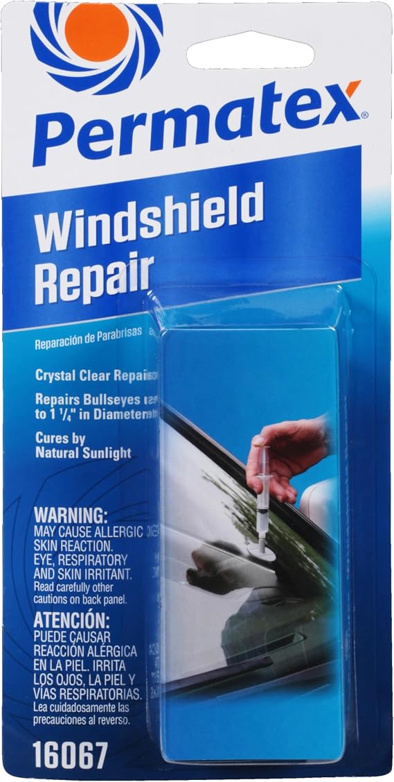 S/S Permatex® - Bullseye Windscreen Repair Kit - Repairs up to 1 1/4 ...