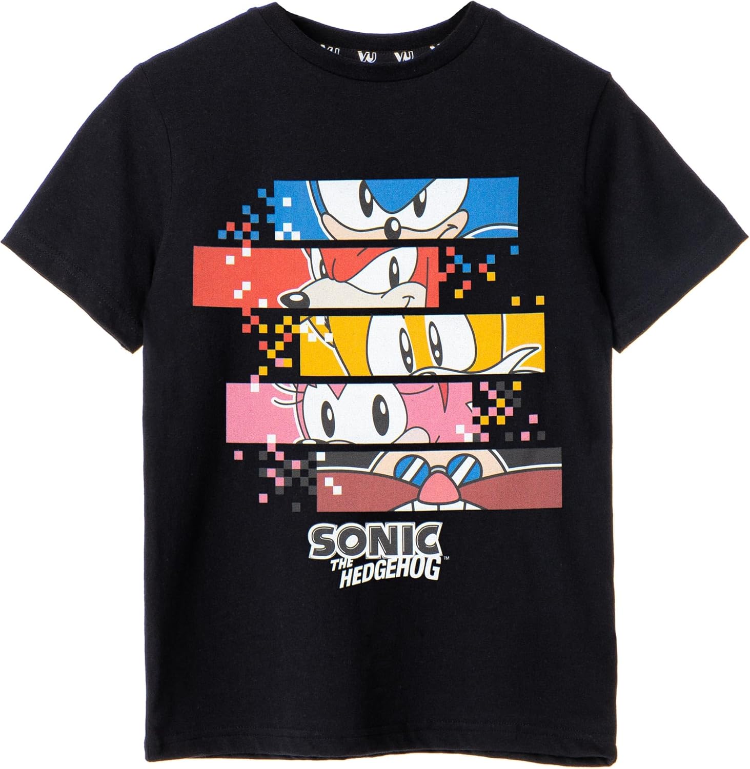 Amazon.com: Sonic The Hedgehog Boys T-Shirt | Pixels Character Gamer ...