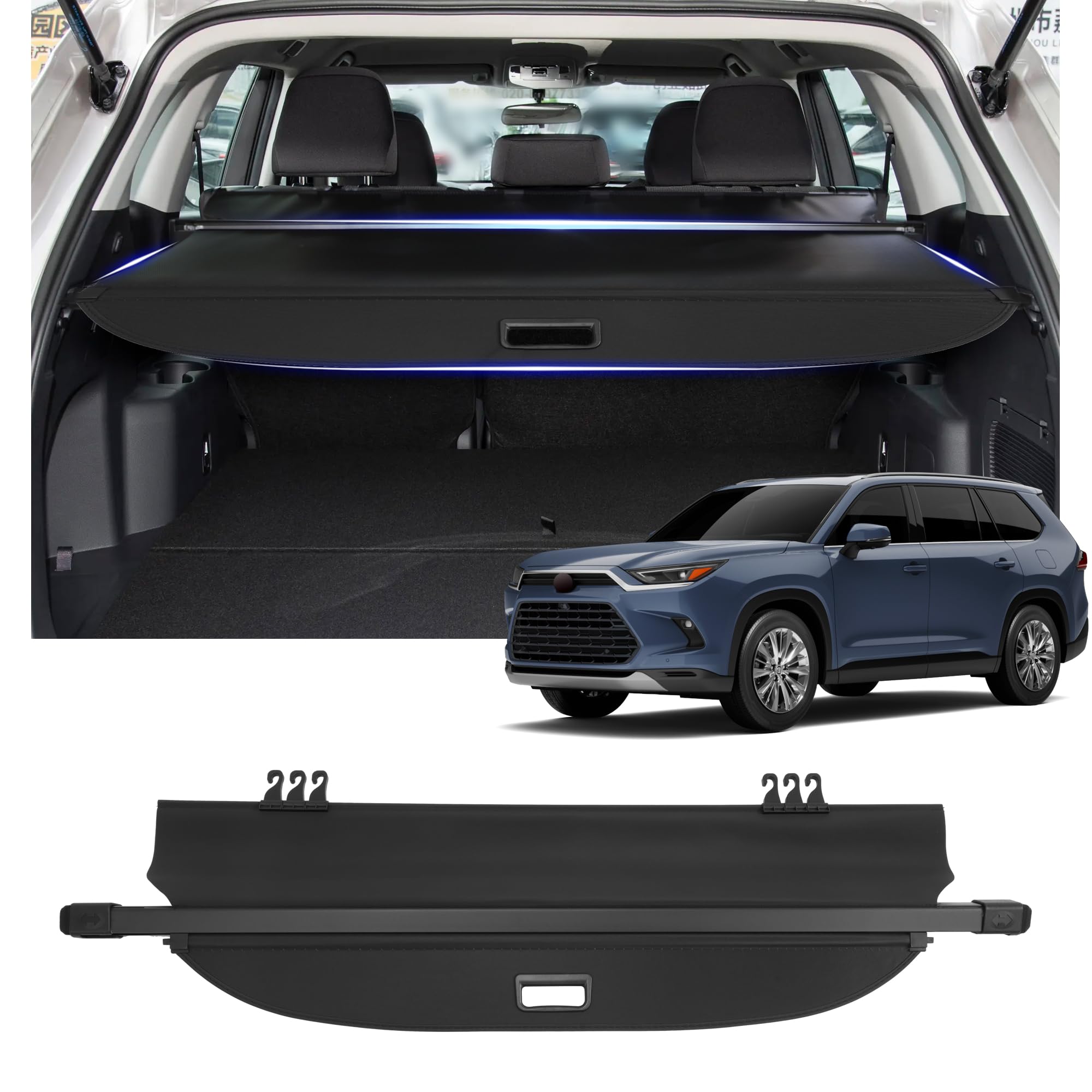 2022 Toyota Highlander Accessories 2020-2025 Toyota Highlander Cargo ...