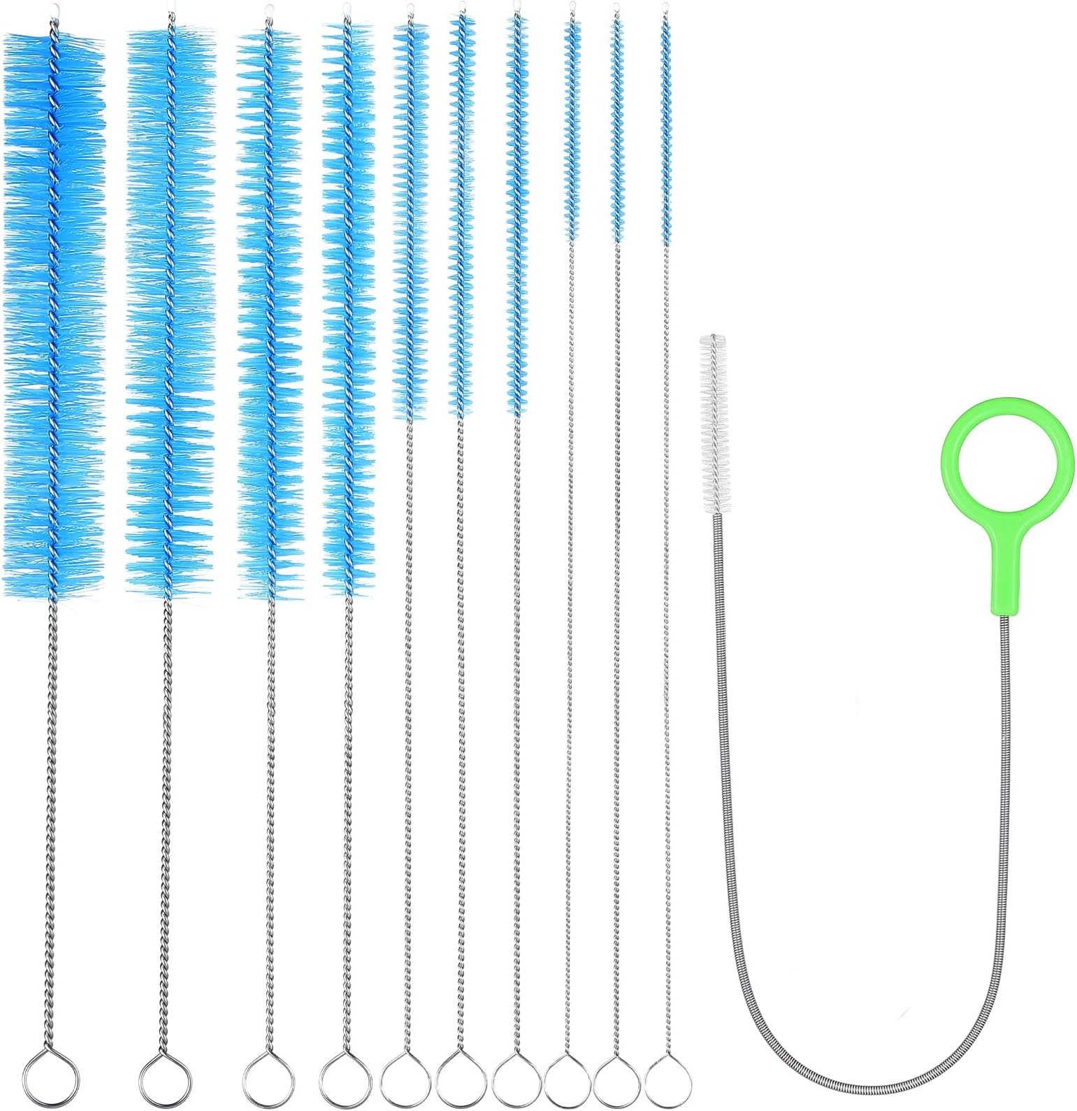 Amazon.com: 2024 Upgraded Long Straw Cleaner Brush,9.5in 10 Different ...